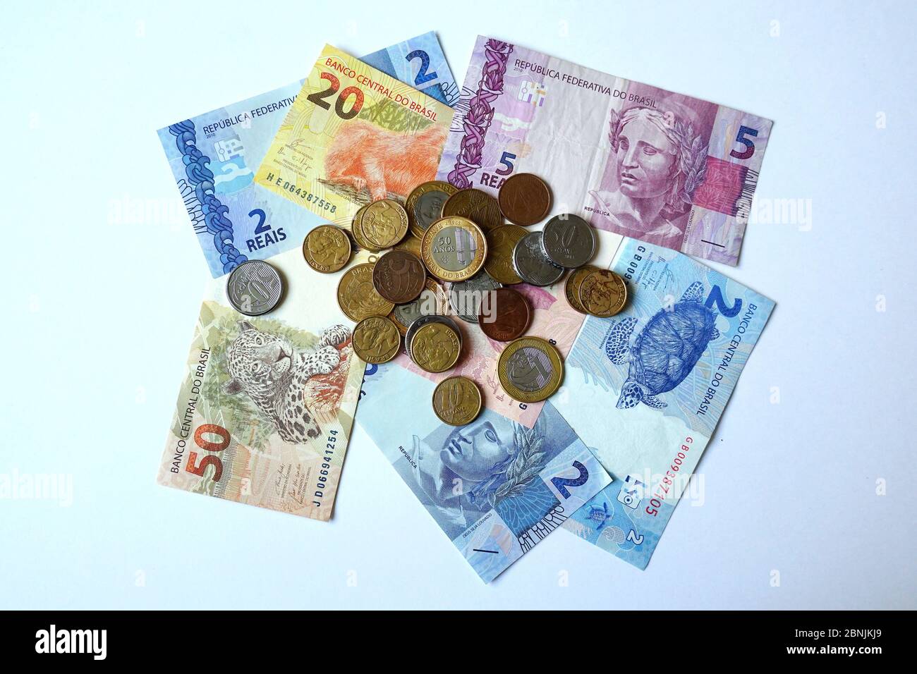 Brazilian real notes hi-res stock photography and images - Alamy
