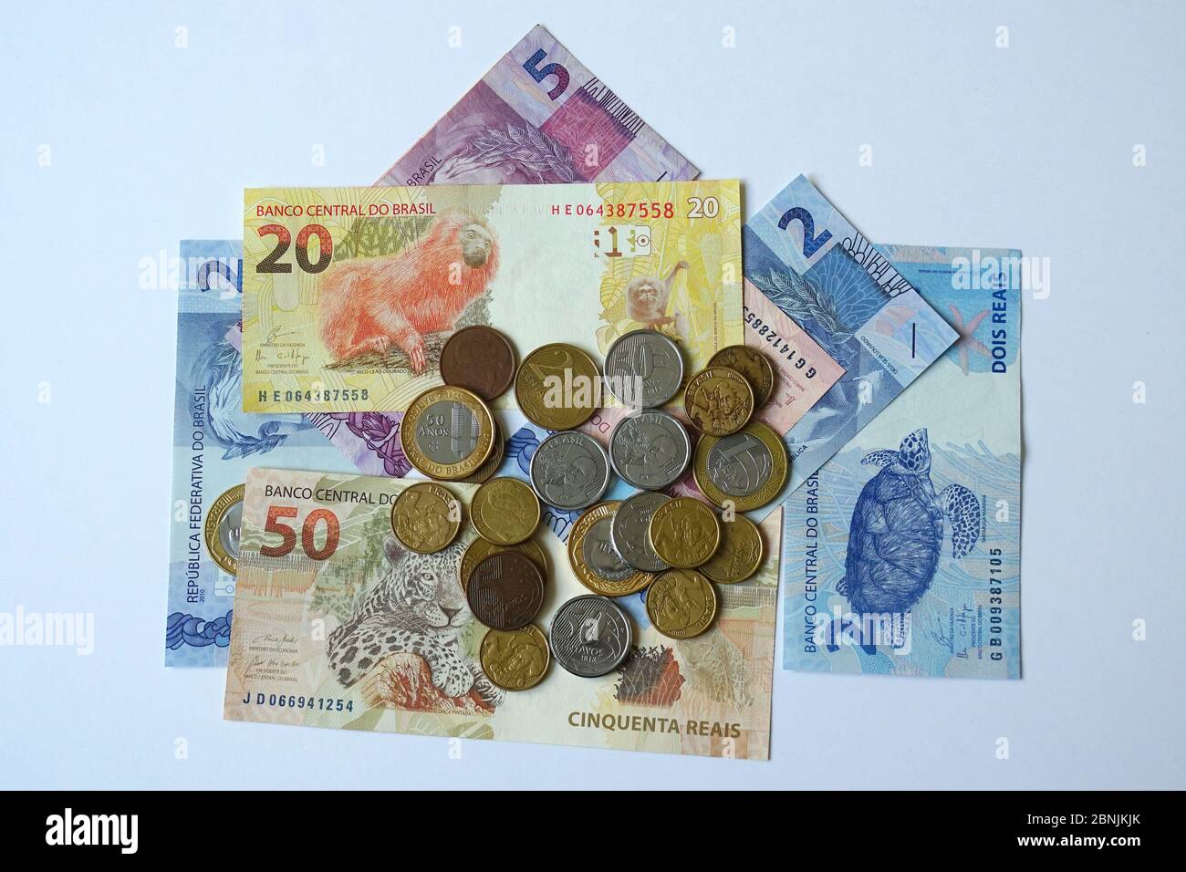 Brazilian real, real brasileiro, BRL, R$, Brasilianischer Real, coins ...