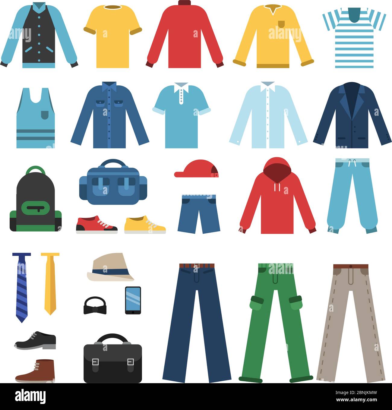 Drawing fashion male clothes color hi-res stock photography and images ...