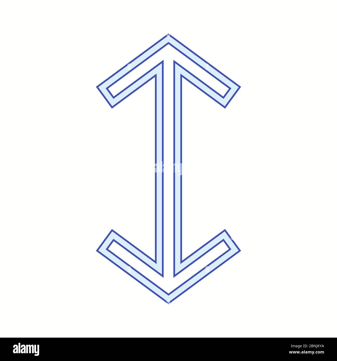 Beautiful Up Down Line Vector Icon Stock Vector Image & Art - Alamy