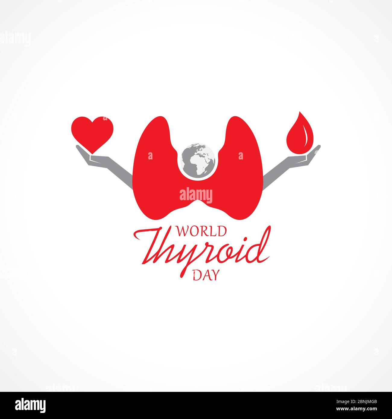 Vector illustration for World Thyroid Day which is held on 25 may. Can ...