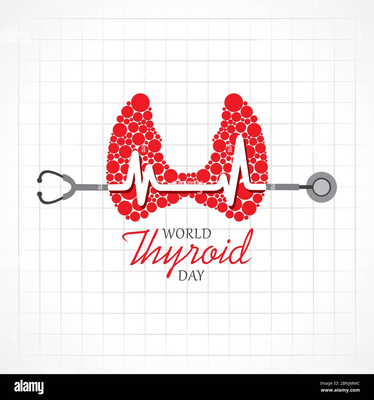 Vector illustration for World Thyroid Day which is held on 25 may. Can ...