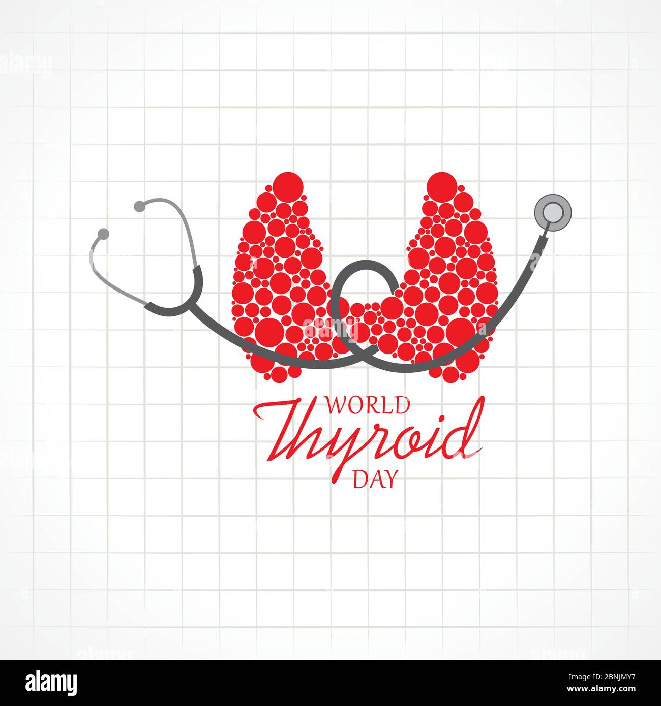Vector illustration for World Thyroid Day which is held on 25 may. Can ...