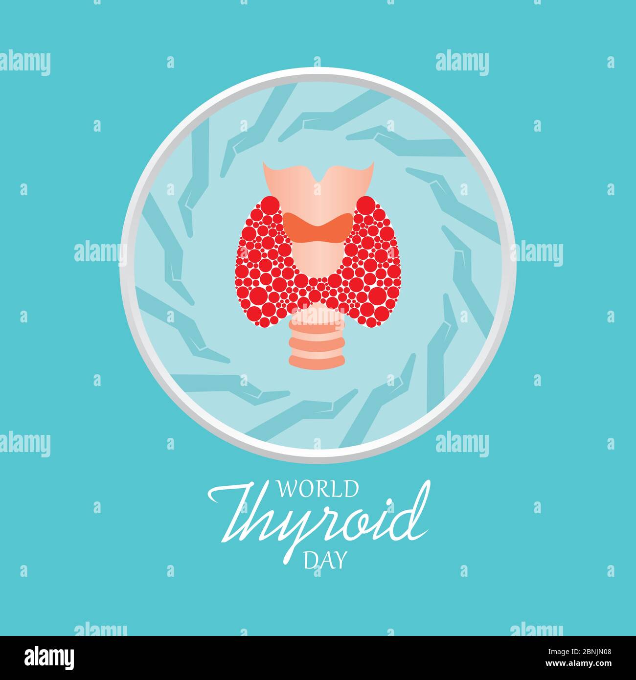 Vector illustration for World Thyroid Day which is held on 25 may. Can ...
