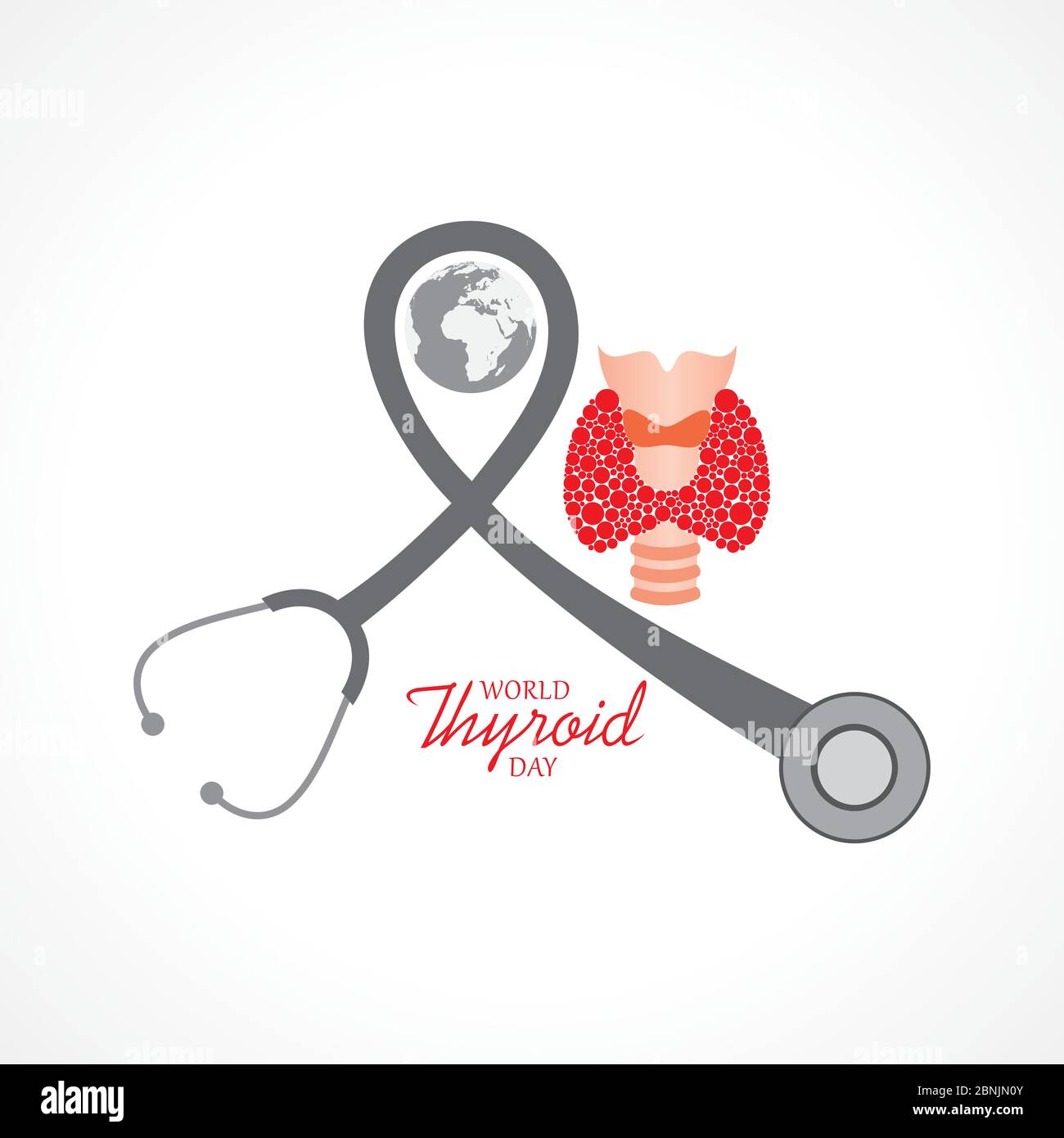 Vector illustration for World Thyroid Day which is held on 25 may. Can ...