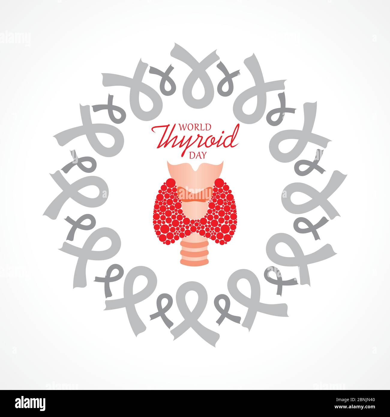 Vector illustration for World Thyroid Day which is held on 25 may. Can ...