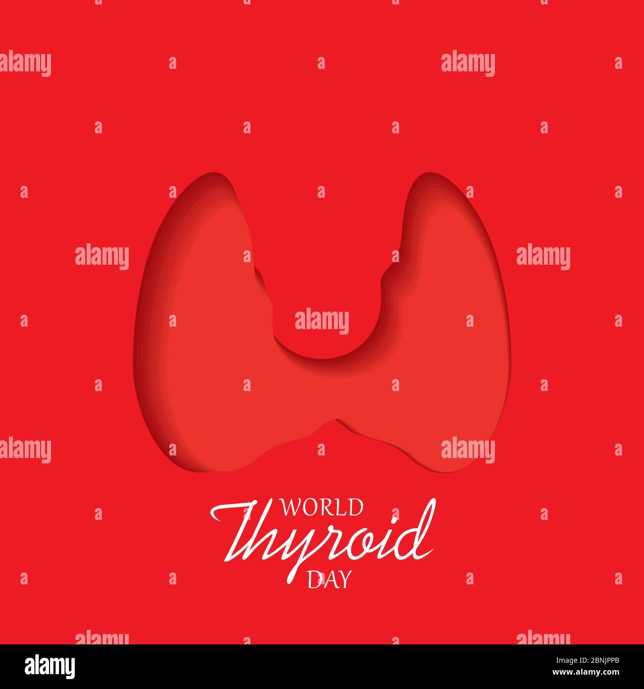 Vector illustration for World Thyroid Day which is held on 25 may. Can ...