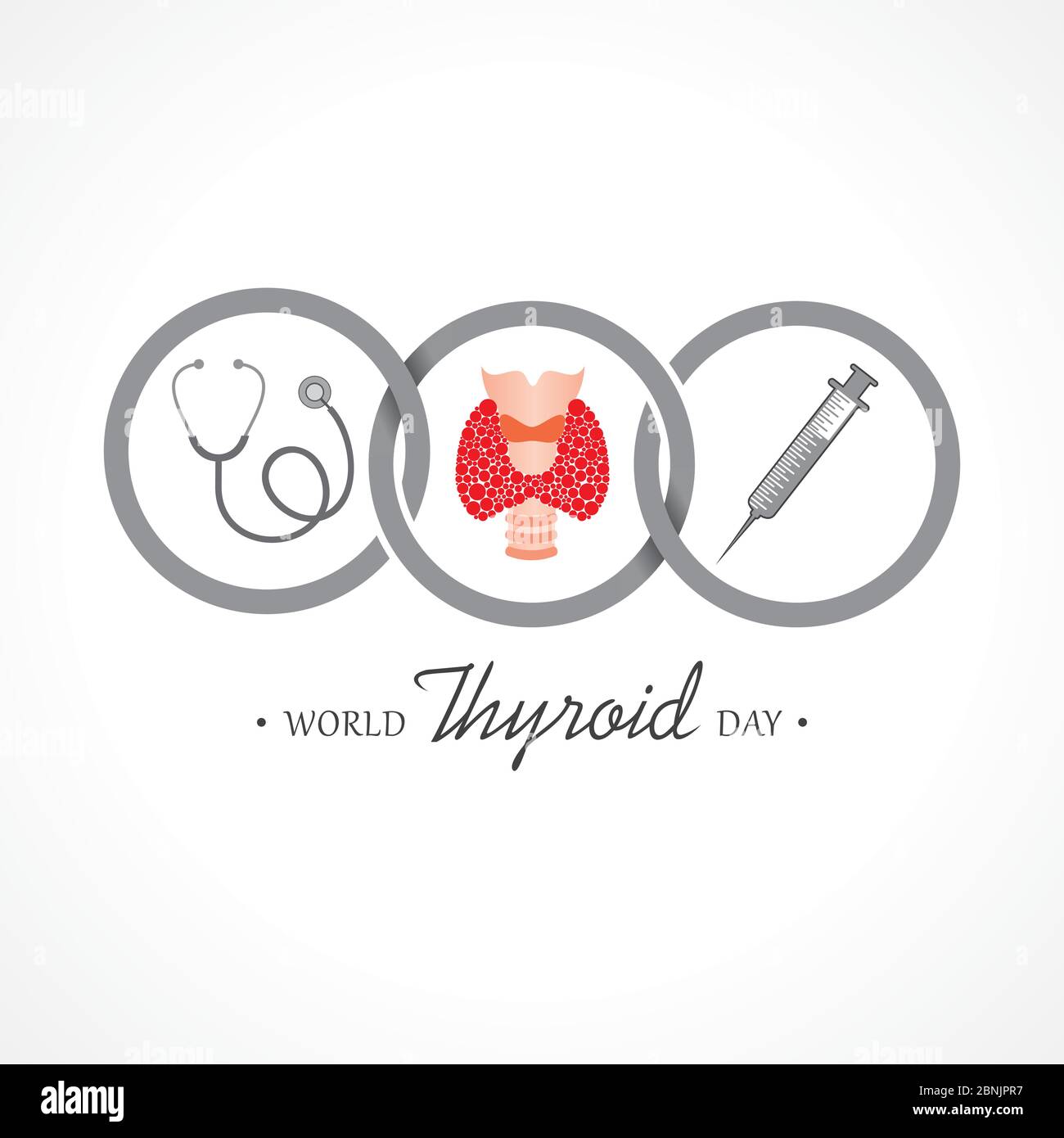 Vector illustration for World Thyroid Day which is held on 25 may. Can ...