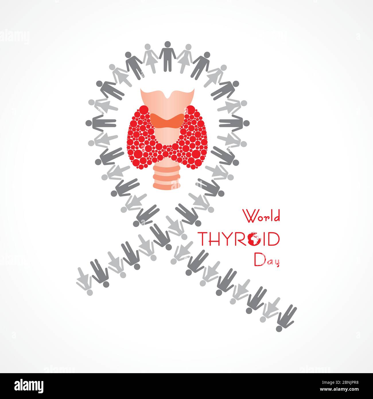 Vector illustration for World Thyroid Day which is held on 25 may. Can ...