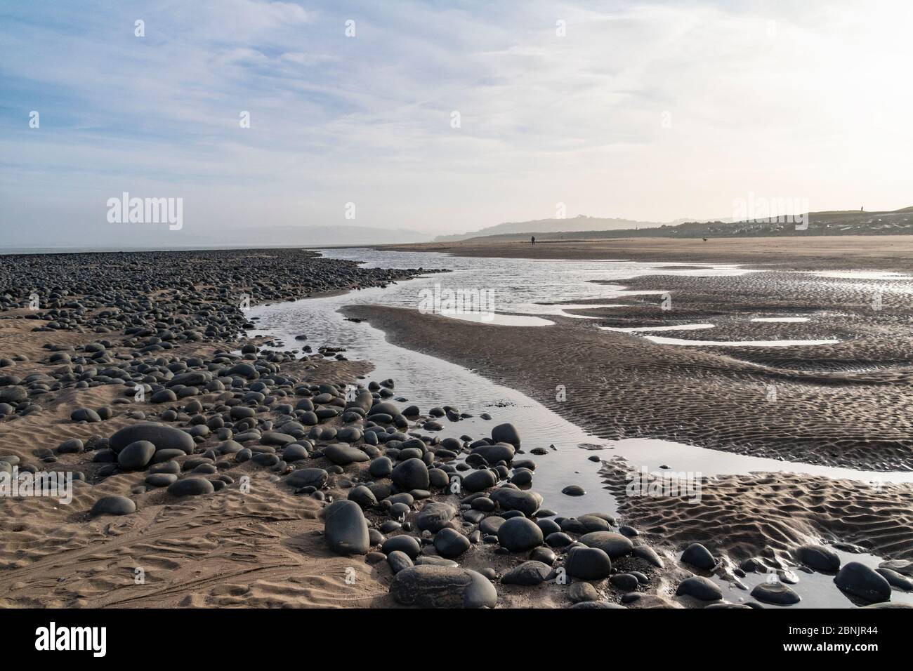 Low Tide View of the Taw Torridge Estuary near Northam Looking Up River ...