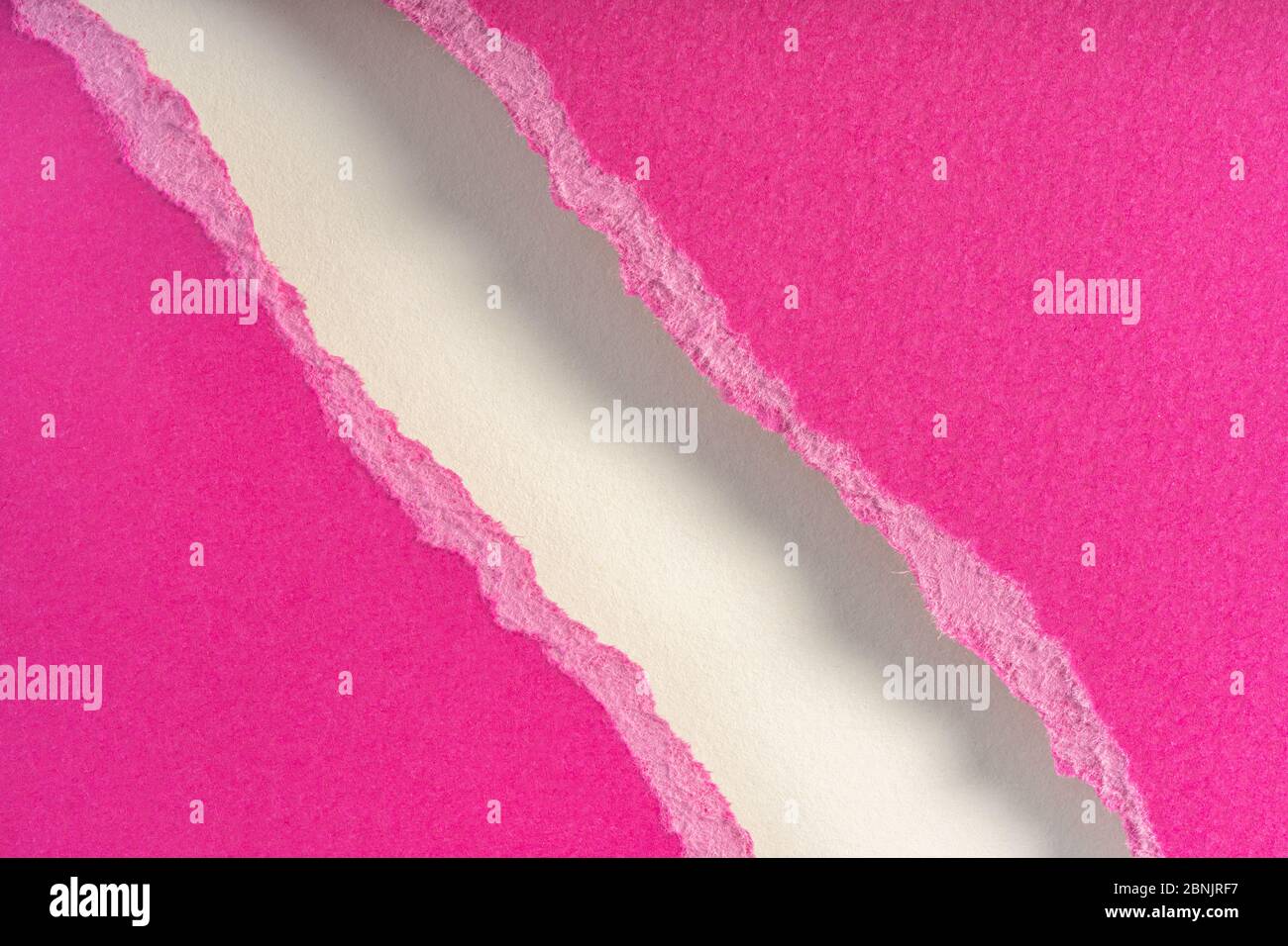 Ripped pieces of purple paper isolated on white background. Paper piece ...