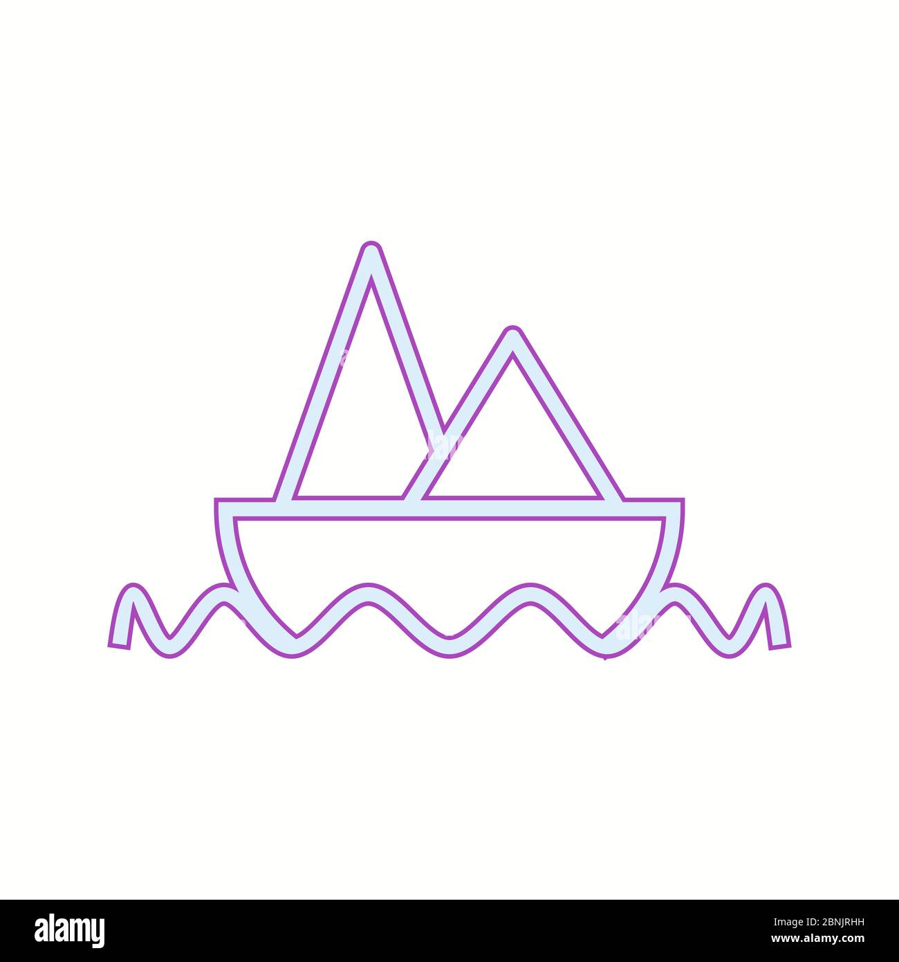 Beautiful Boat Line Vector Icon Stock Vector Image & Art - Alamy