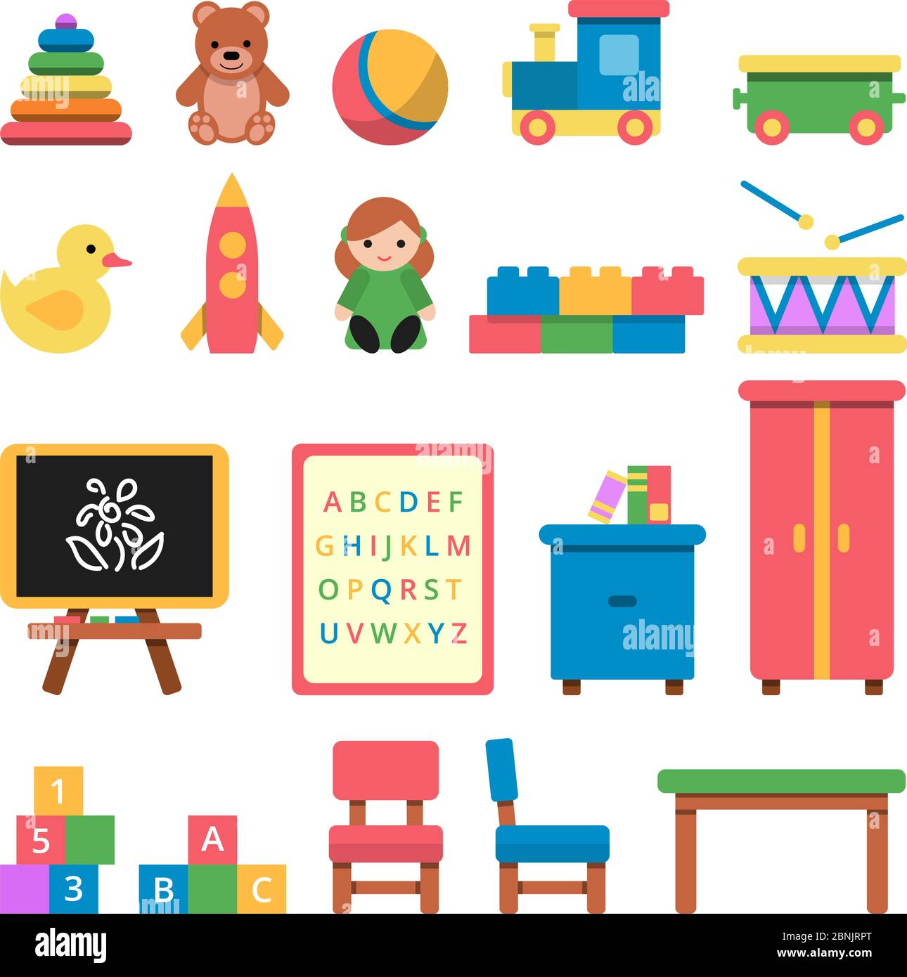 Preschool entertainment Stock Vector Images - Alamy