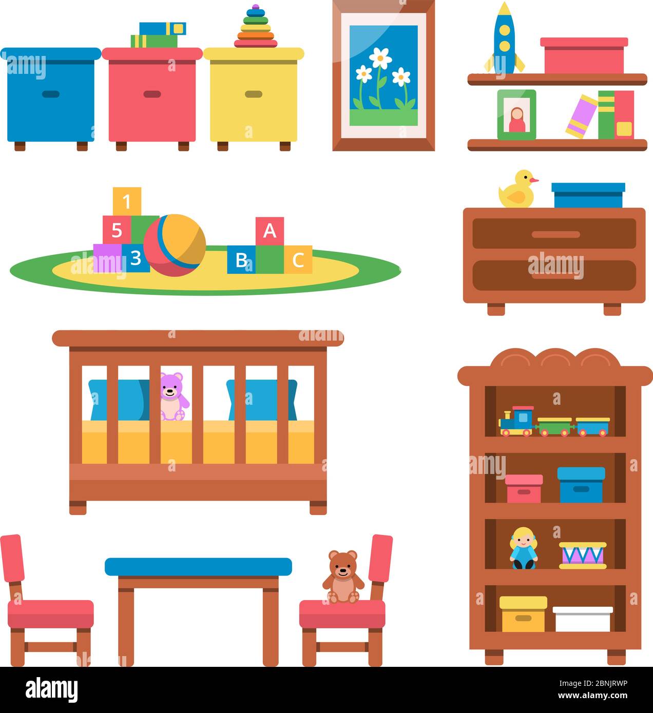 Preschool illustrations Stock Vector Images - Alamy