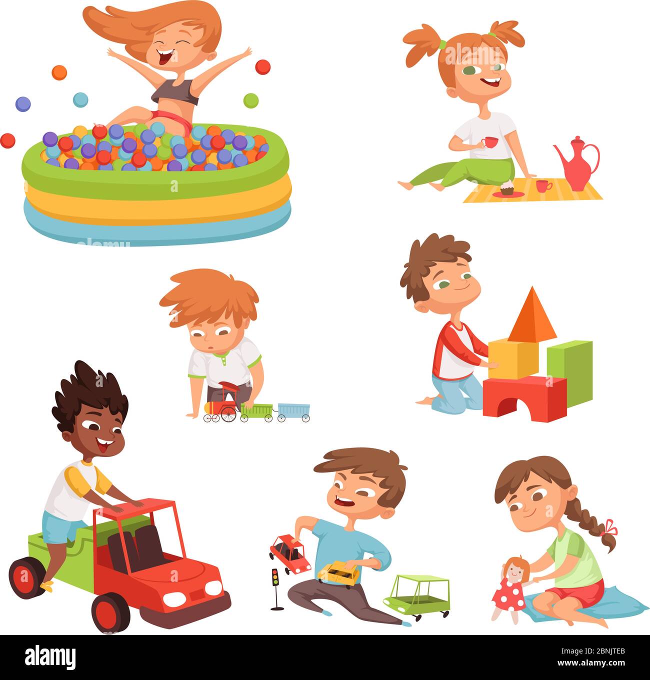 Child preschool Stock Vector Images - Alamy