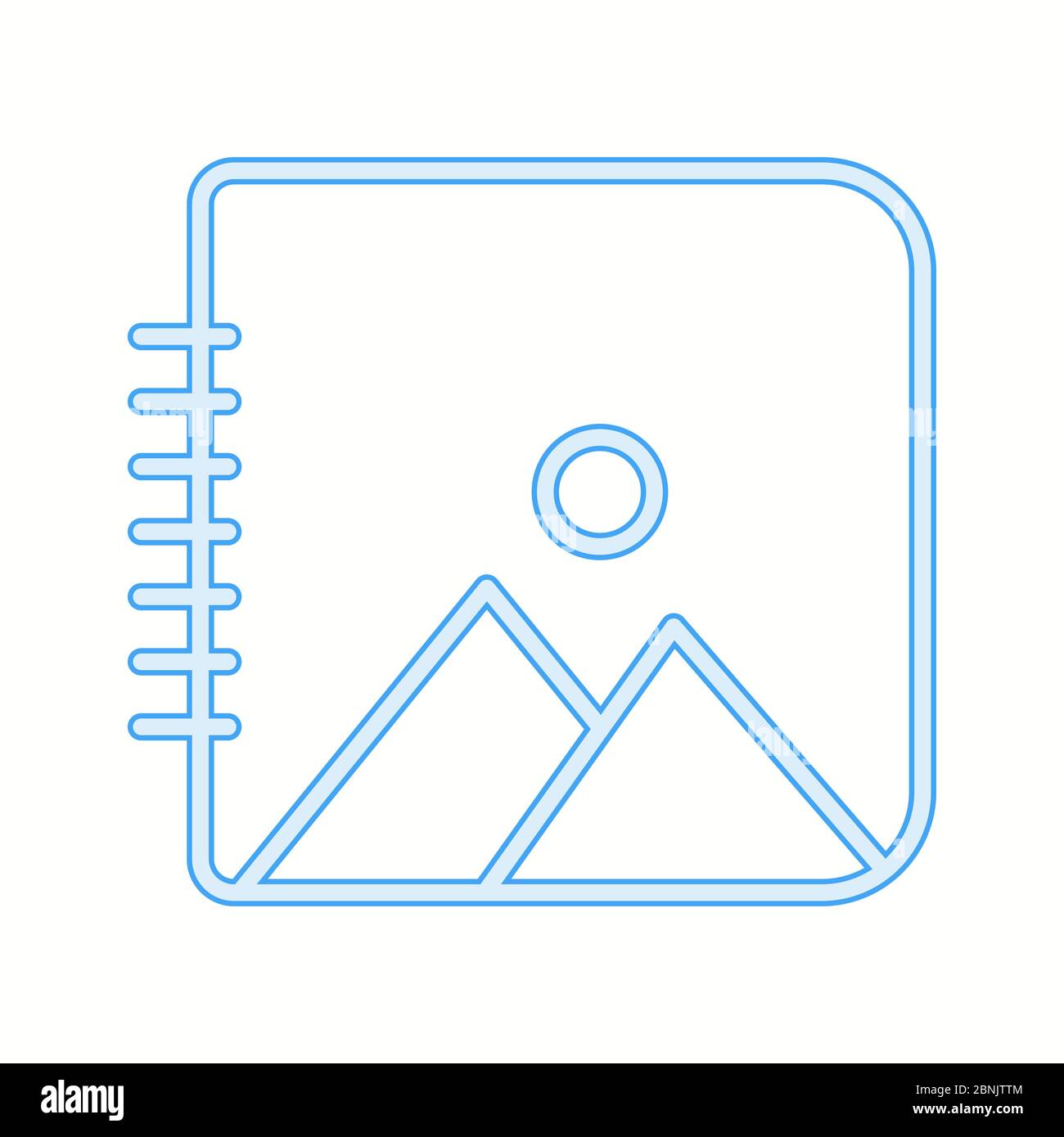 Beautiful Photo Album Line Vector Icon Stock Vector Image & Art - Alamy
