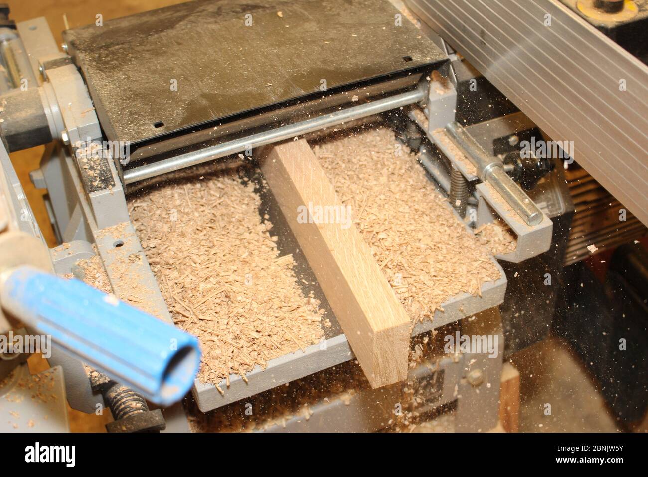 Planing timer on a Thickness Planer machine, wood planer thicknesser ...