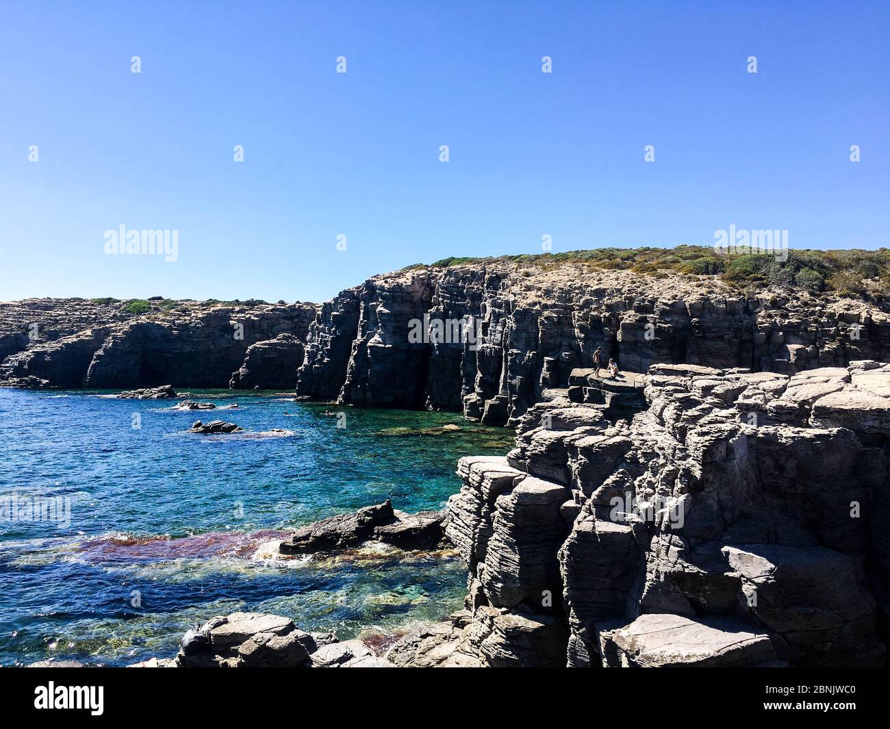 Carloforte on the Island of San Pietro, Sardinia - Italy Stock Photo ...