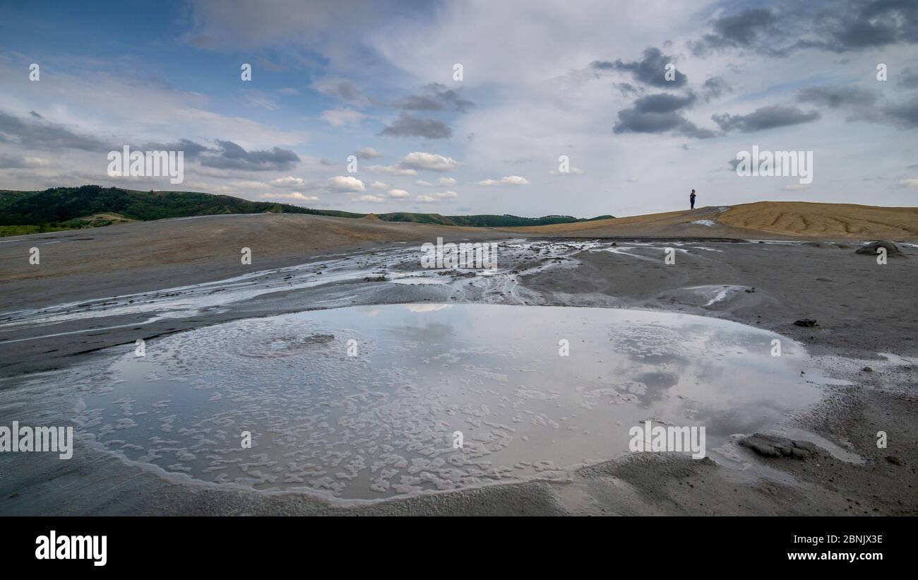 Muddy volcanoes, Valachia, Berca, Romania Stock Photo - Alamy