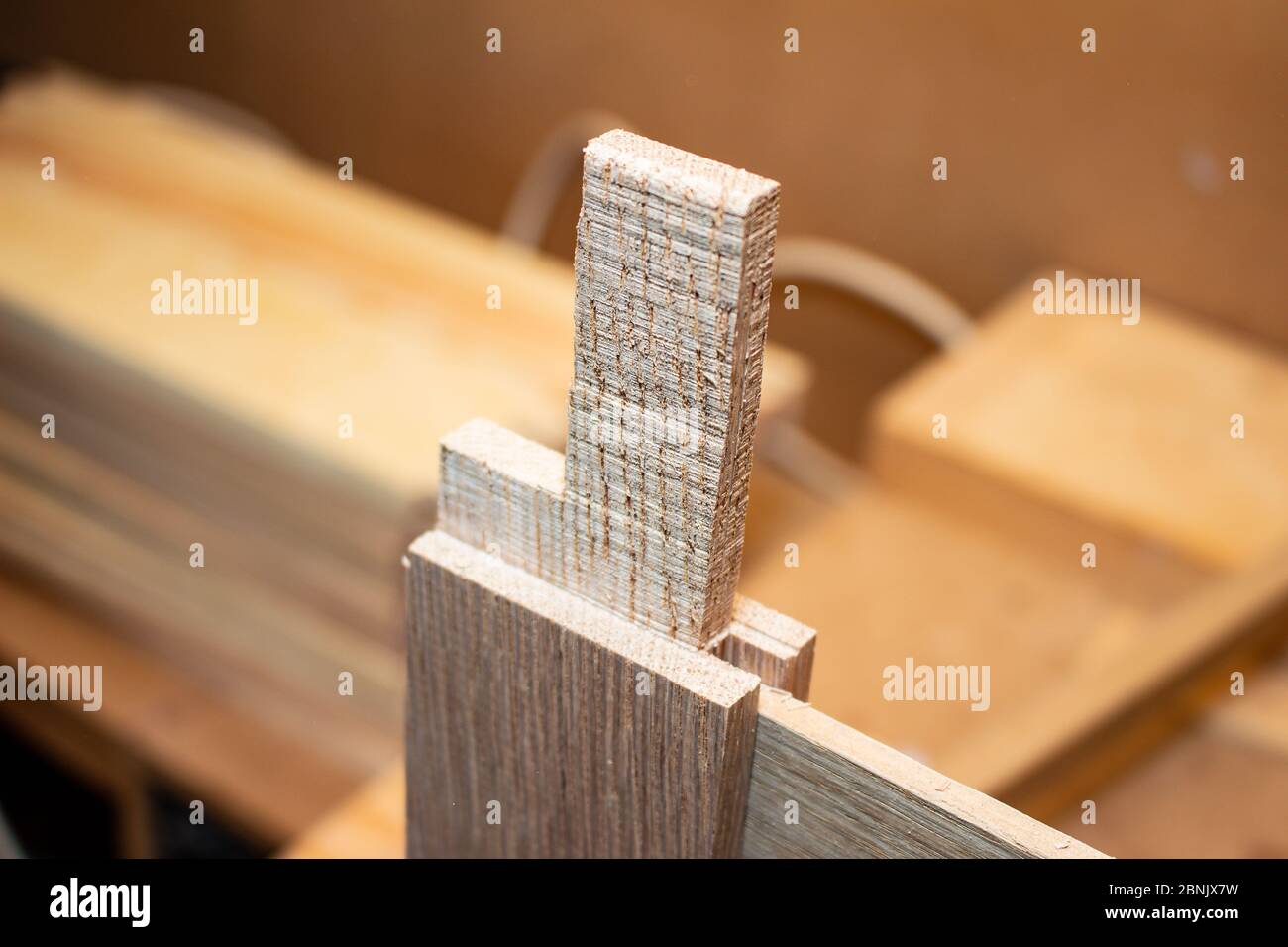 Mortise and tenon joint, traditional joinery using American White Oak ...