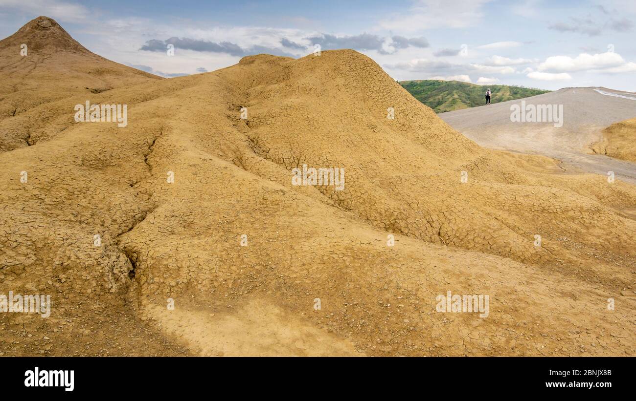 Muddy volcanoes, Valachia, Berca, Romania Stock Photo - Alamy
