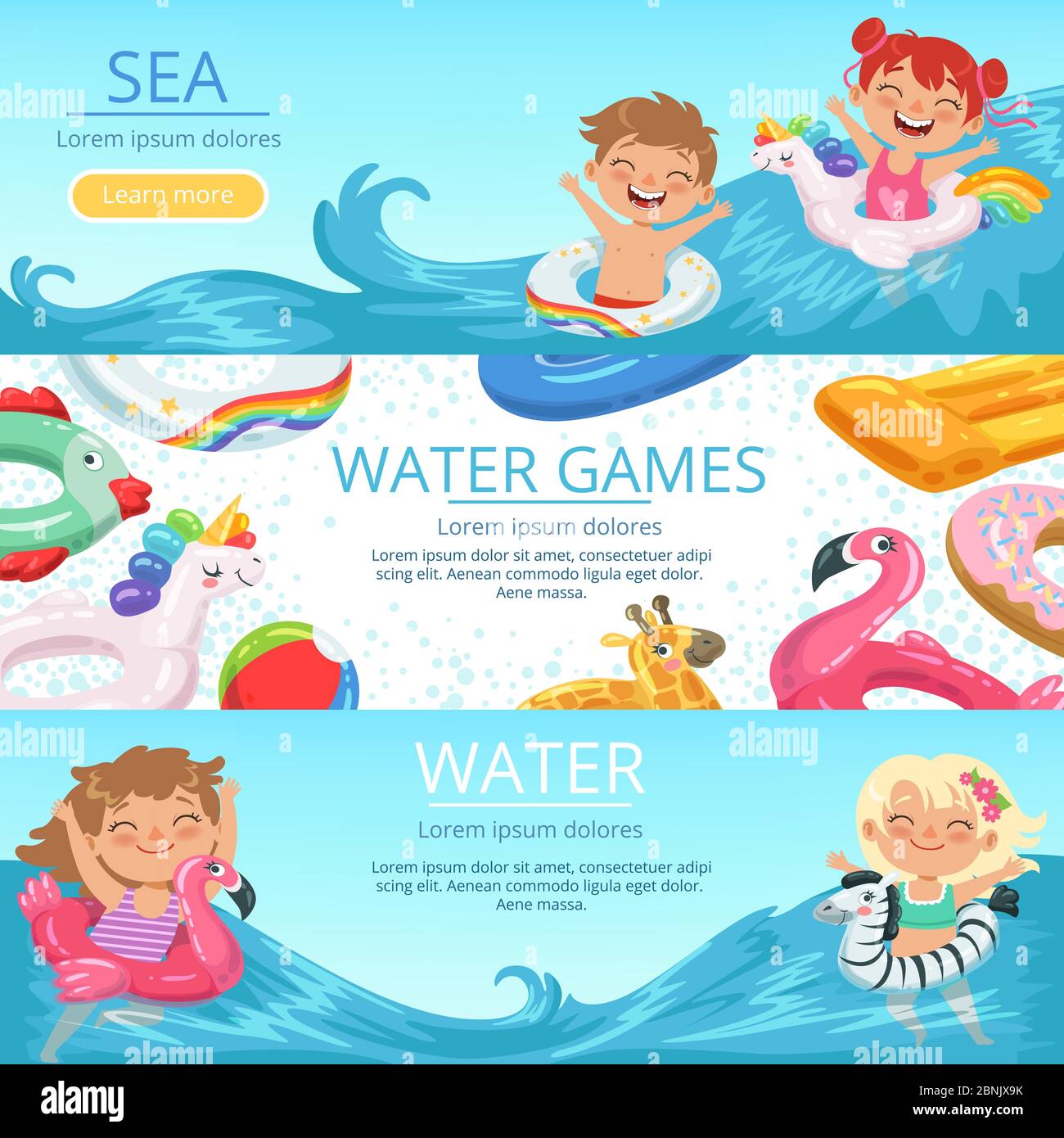 Childrens resort Stock Vector Images - Alamy