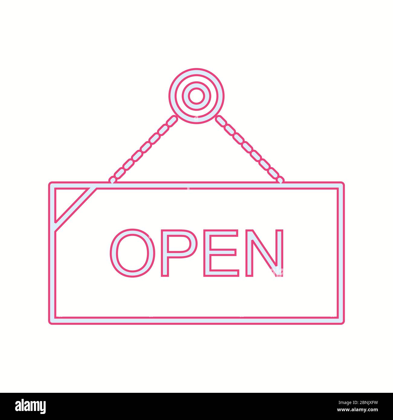 Beautiful Open Line Vector Icon Stock Vector Image & Art - Alamy