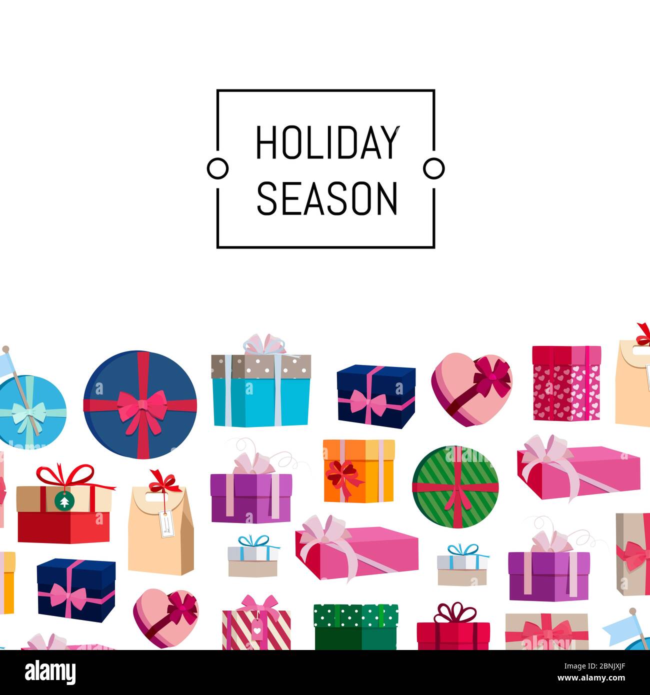 Vector gift boxes or packages background illustration Stock Vector ...