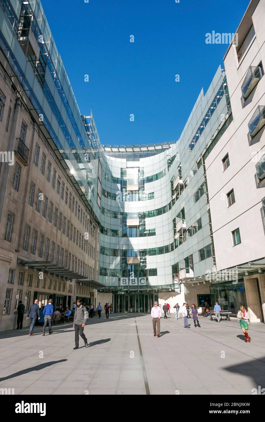 The BBC, British Broadcasting Corporation headquarters, Broadcasting ...