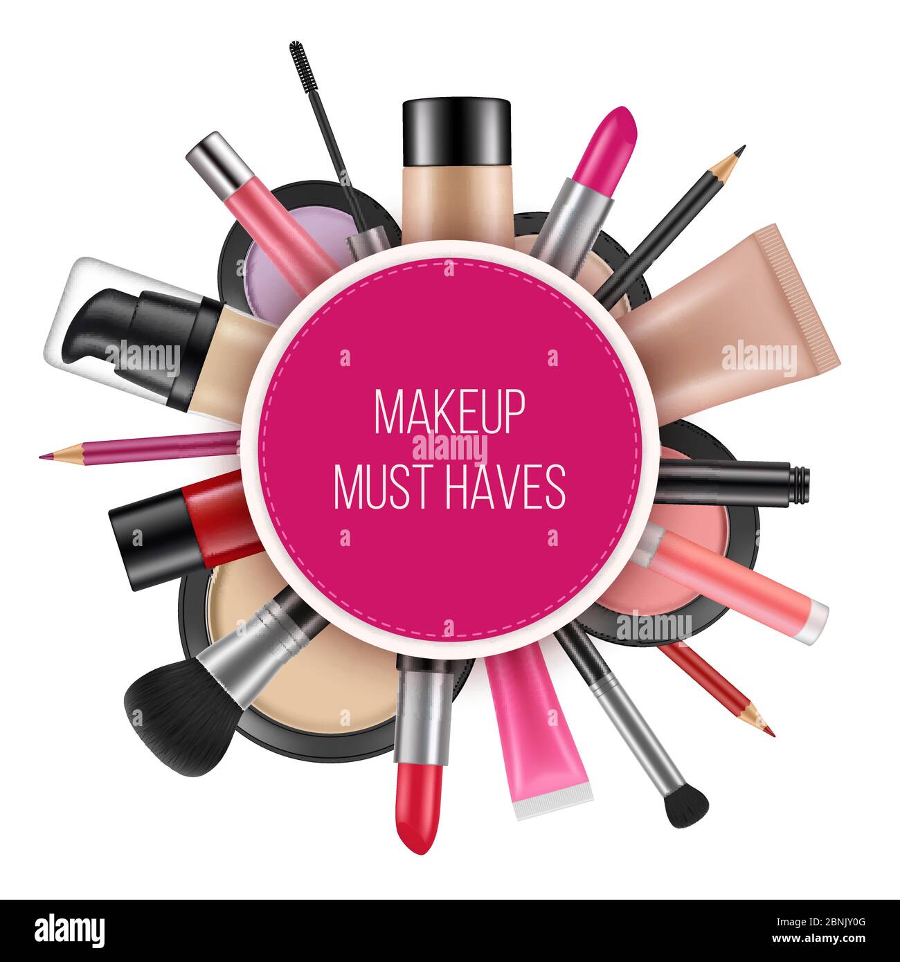 Female skincare advert Stock Vector Images - Alamy