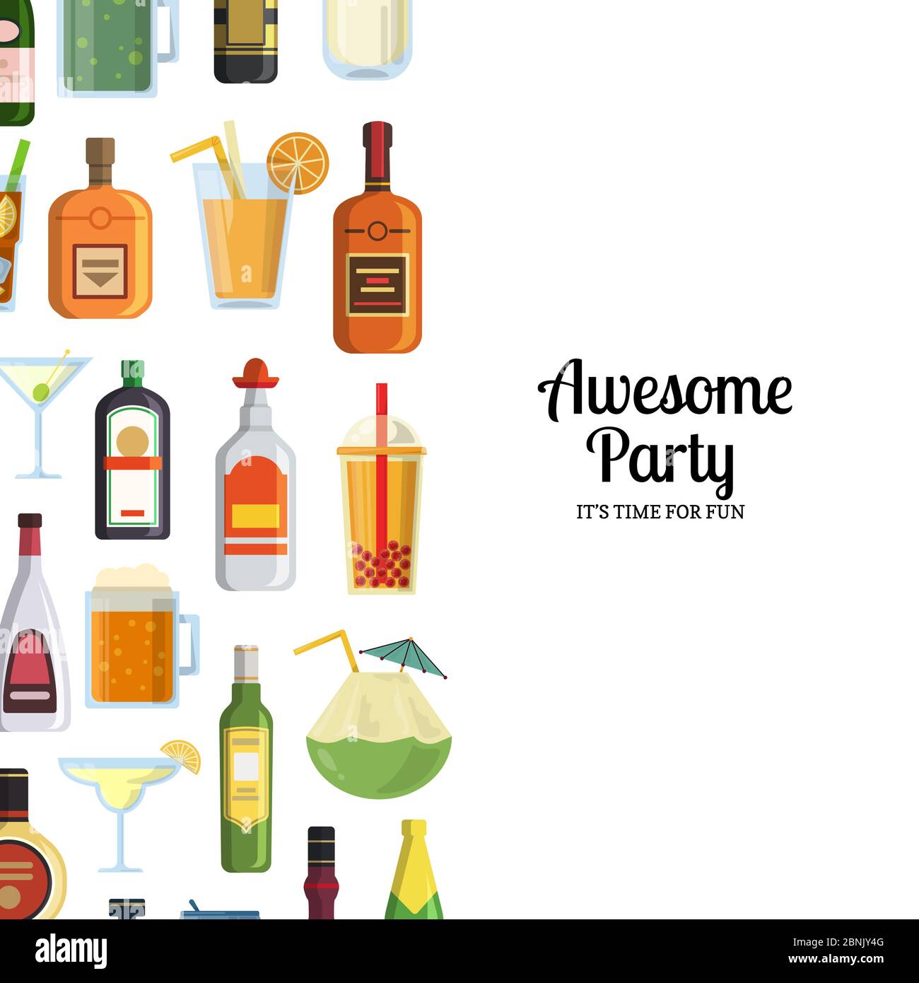 Alcoholicdrinks Stock Vector Images - Alamy