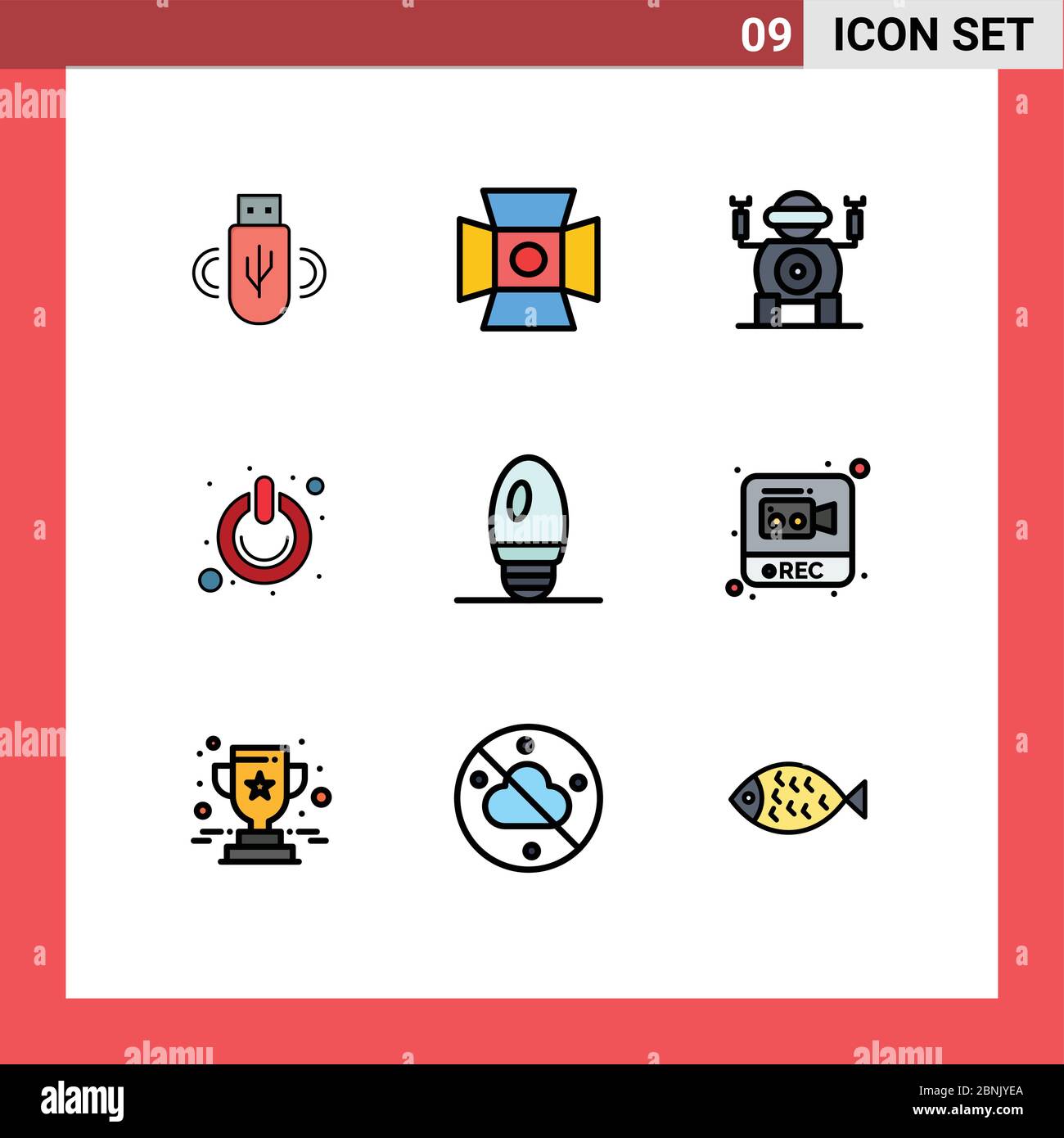 Off switch robot Stock Vector Images - Alamy