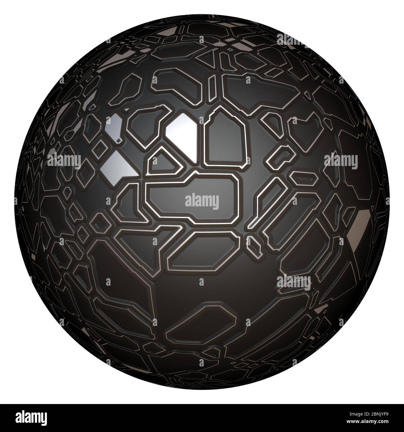 futuristic 3d globe sphere Stock Photo - Alamy