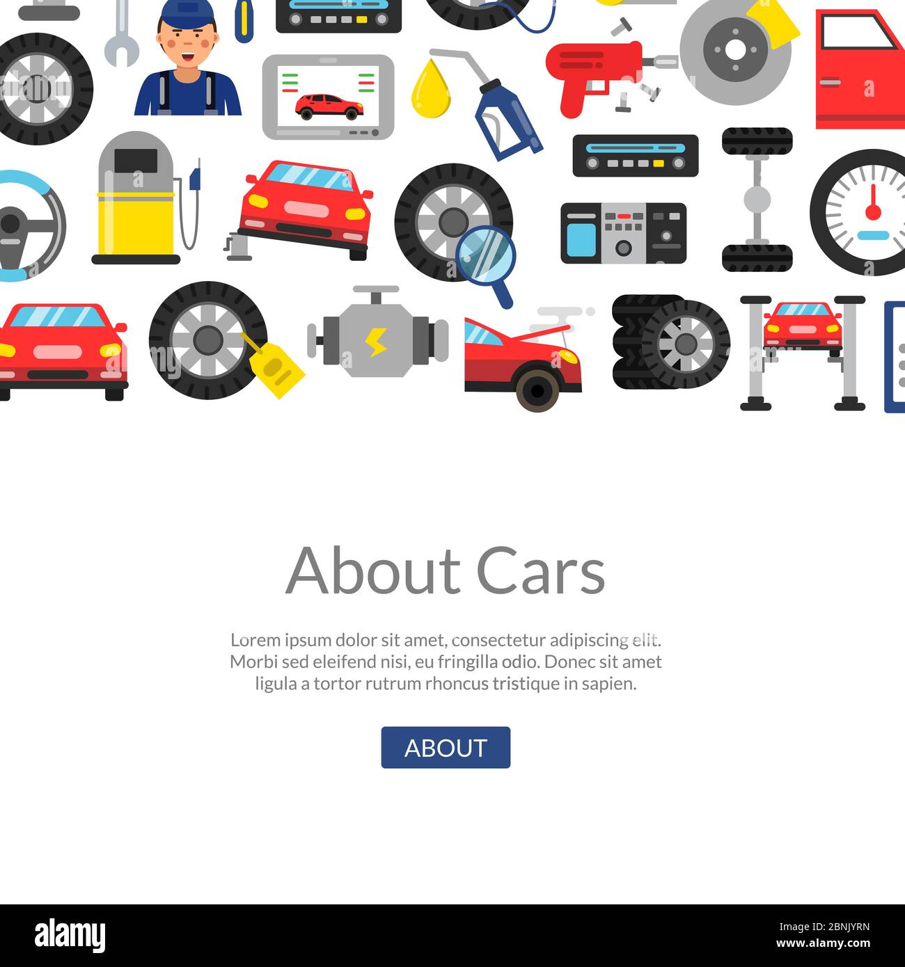 Vector background car service Stock Vector Image & Art - Alamy