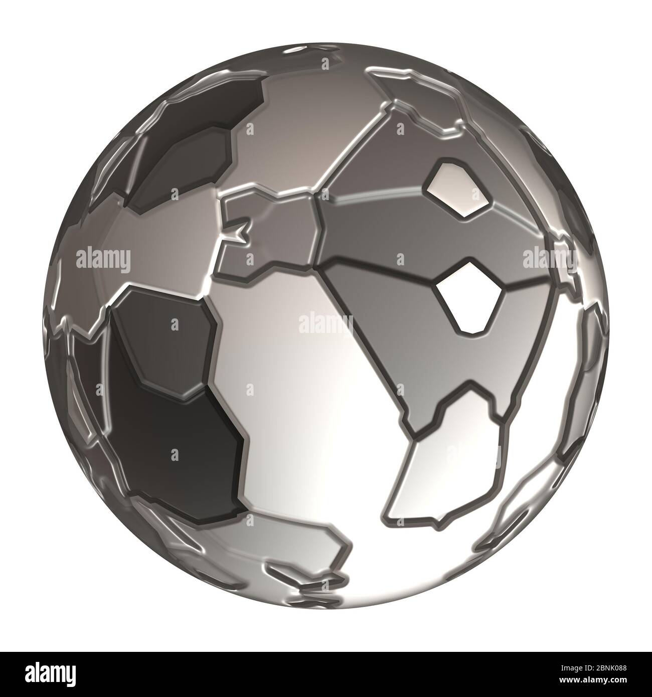 futuristic 3d globe sphere Stock Photo - Alamy