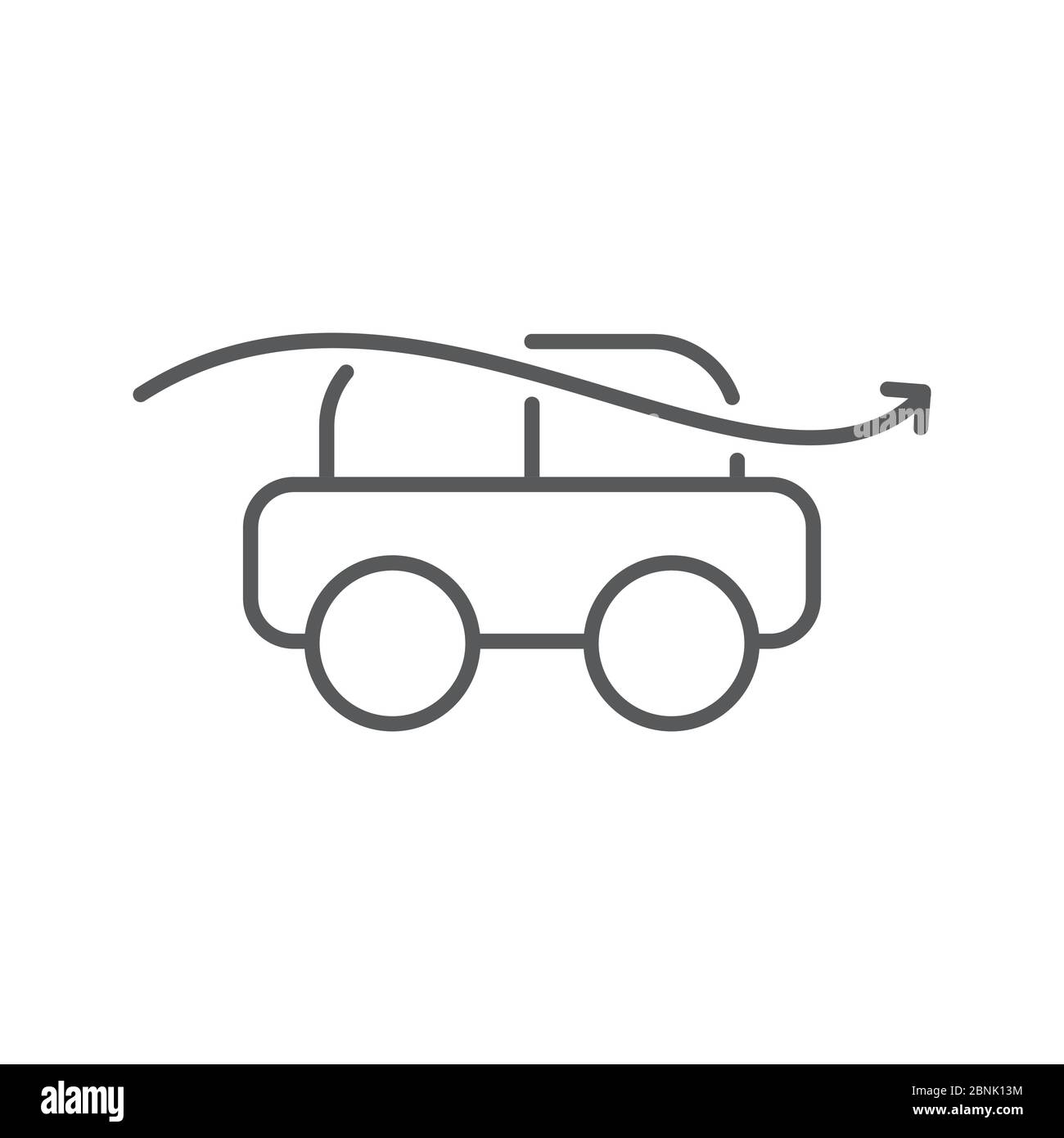 Car ventilation system vector icon symbol isolated on white background ...