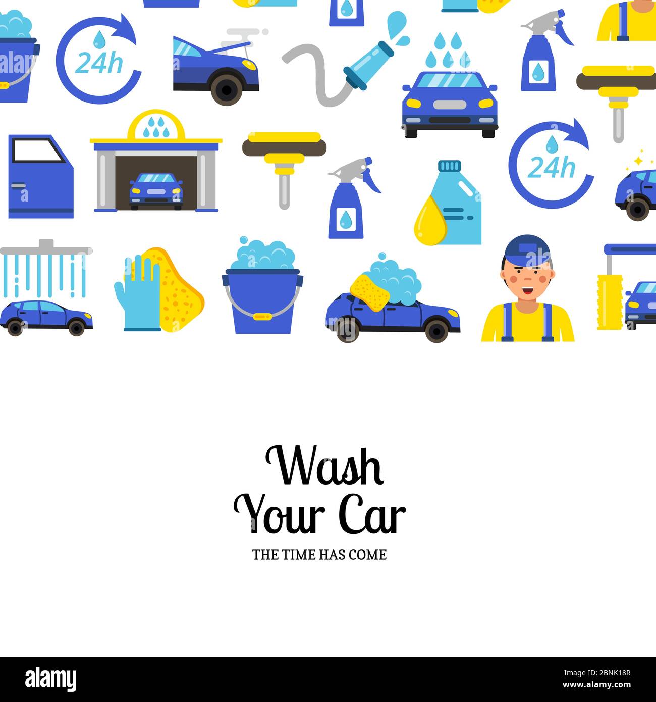 Car hand wash Cut Out Stock Images & Pictures - Alamy