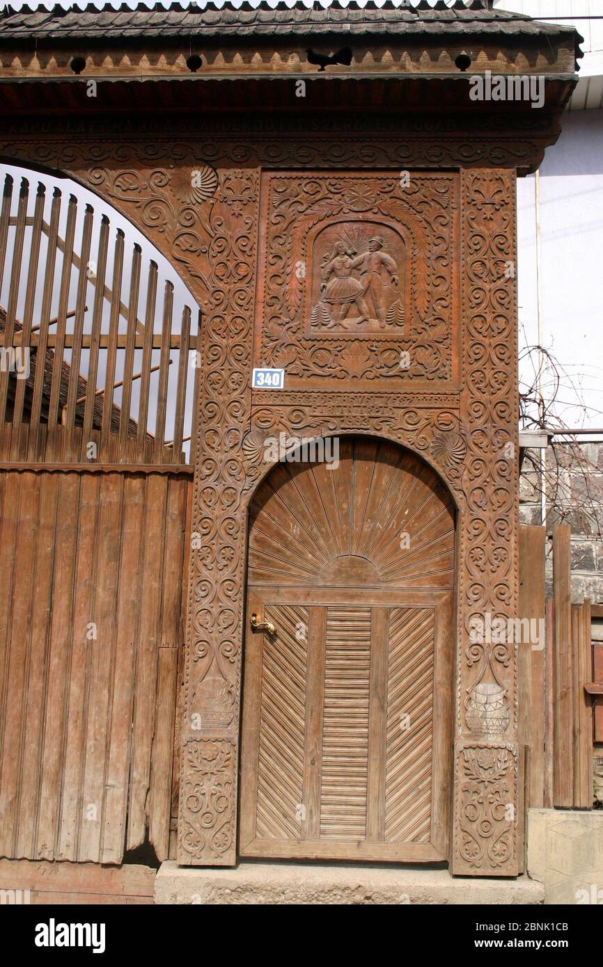 Traditional szekely gate hi-res stock photography and images - Alamy