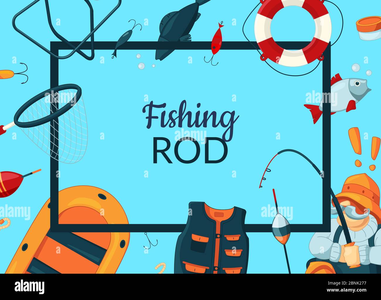 Illustrations fisherman Stock Vector Images - Alamy