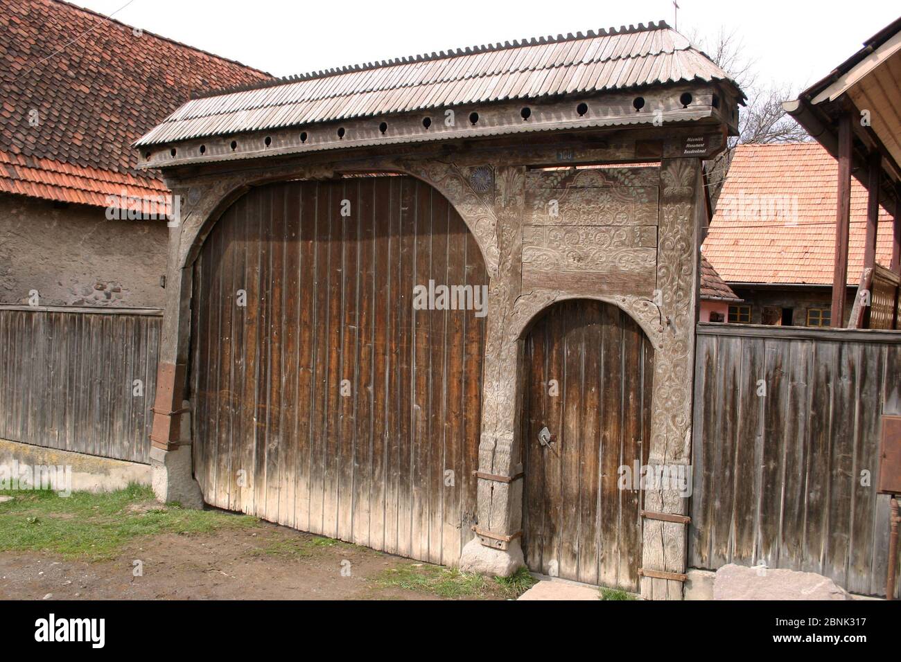 Traditional szekely gate hi-res stock photography and images - Alamy