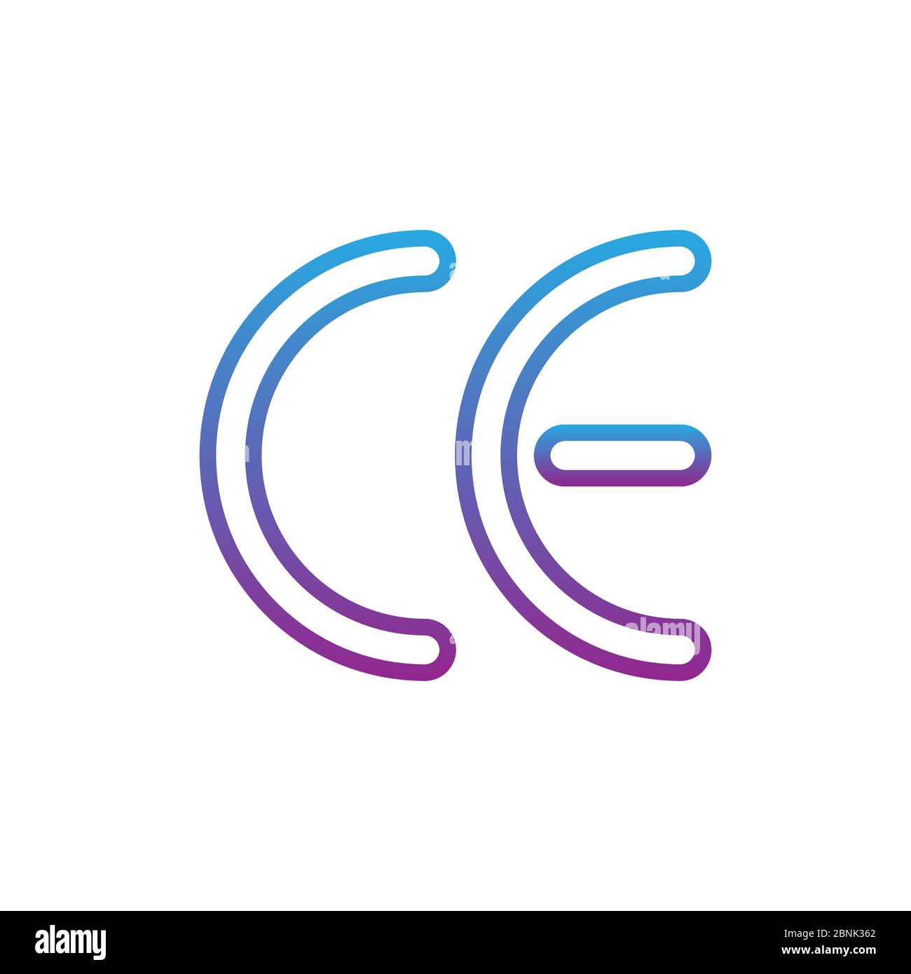 ce mark vector icon symbol isolated on white background Stock Vector ...