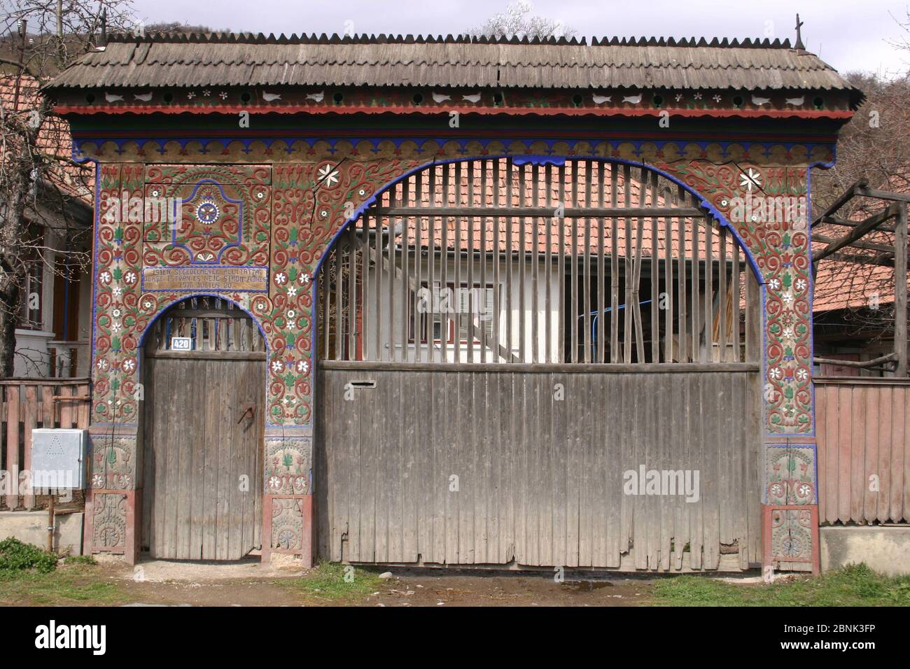Traditional szekely gate hi-res stock photography and images - Alamy