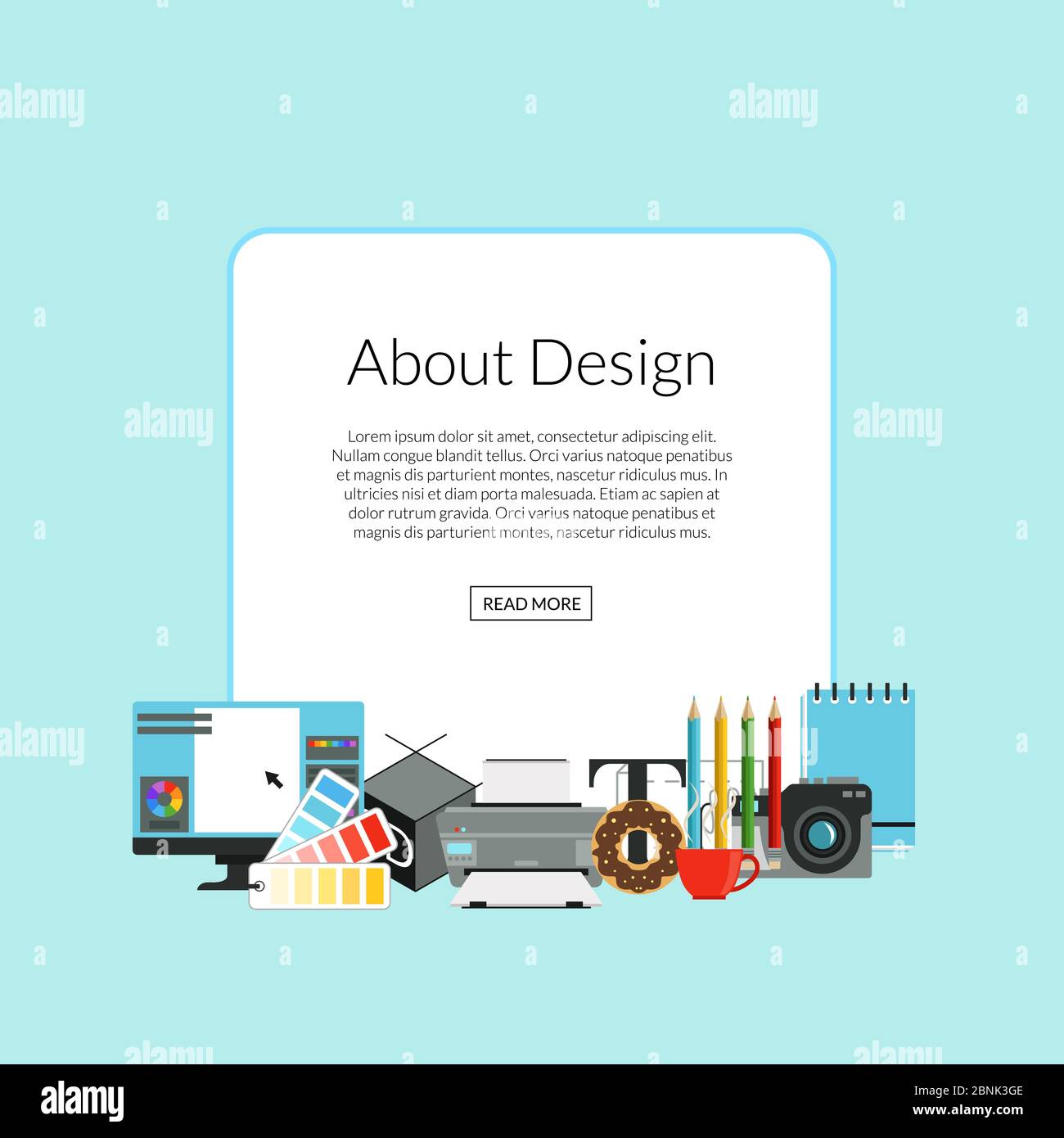 Vector digital art design icons pile Stock Vector Image & Art - Alamy