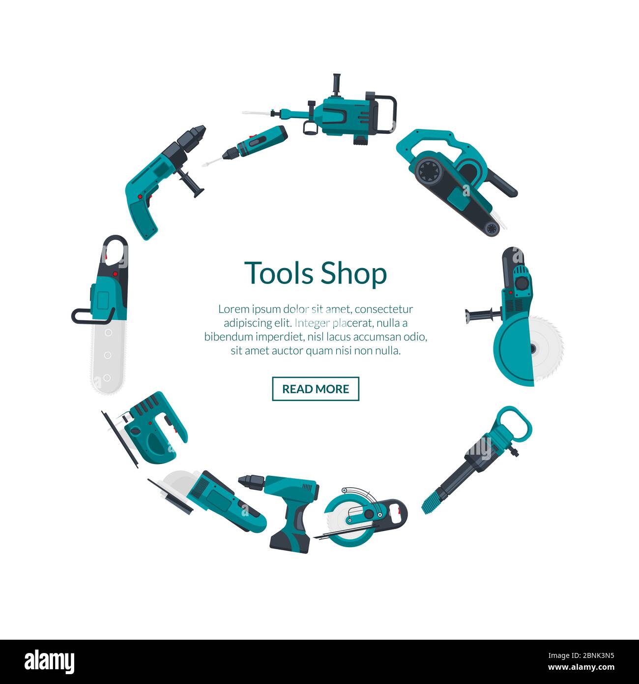 Vector electric construction tools Stock Vector Image & Art - Alamy