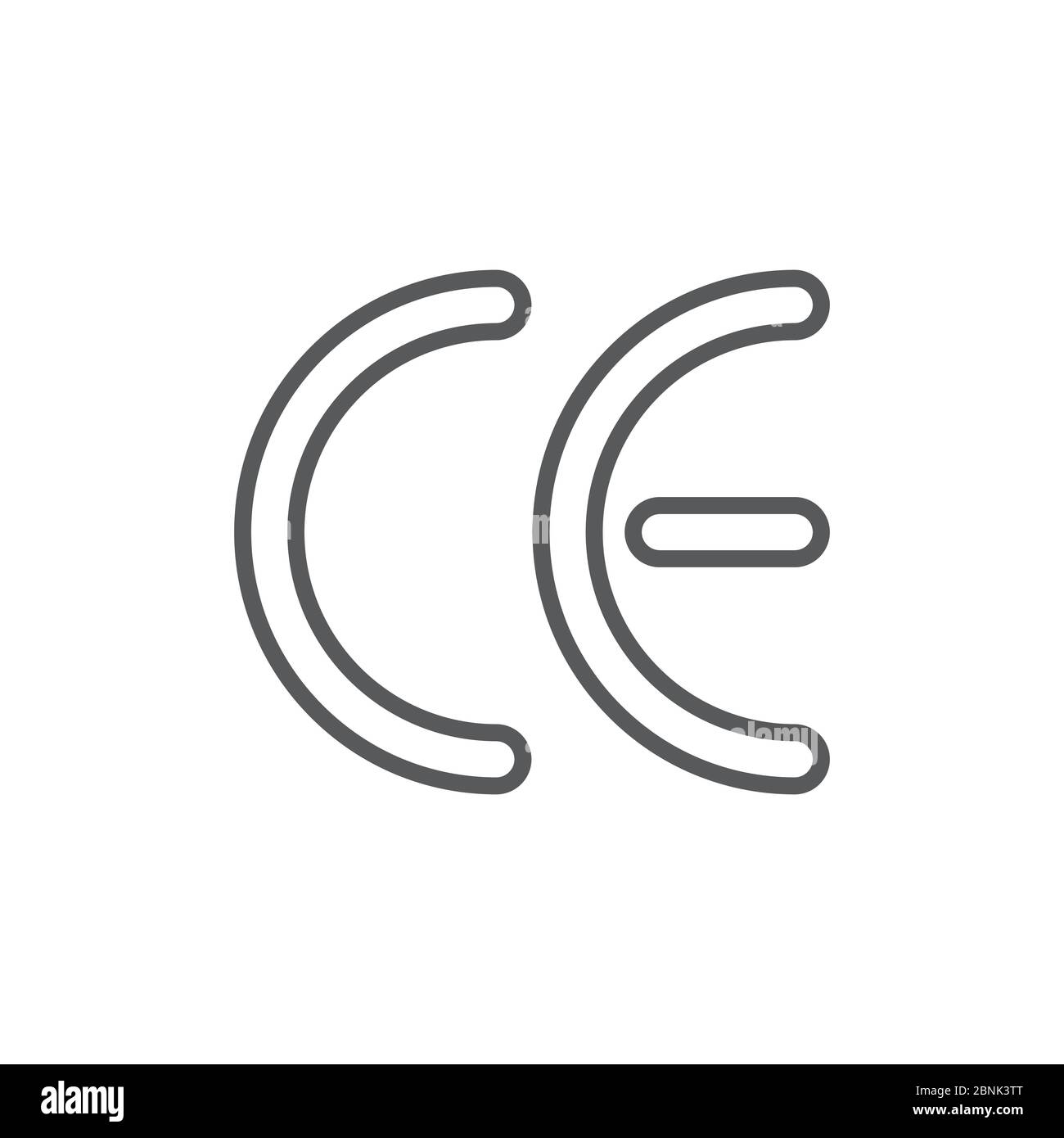ce mark vector icon symbol isolated on white background Stock Vector ...