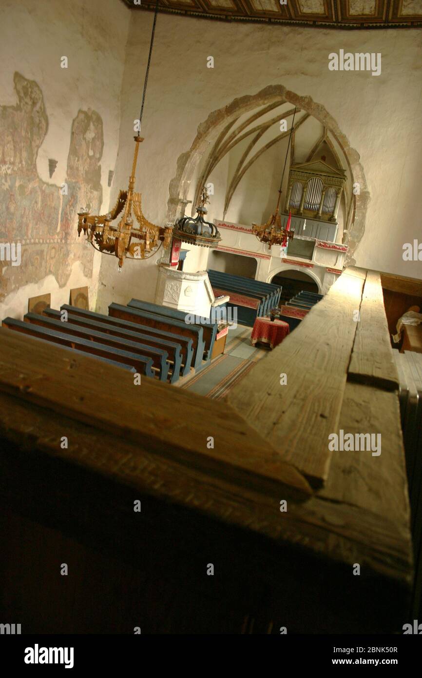 Altar inside medieval 13th century church hi-res stock photography and ...