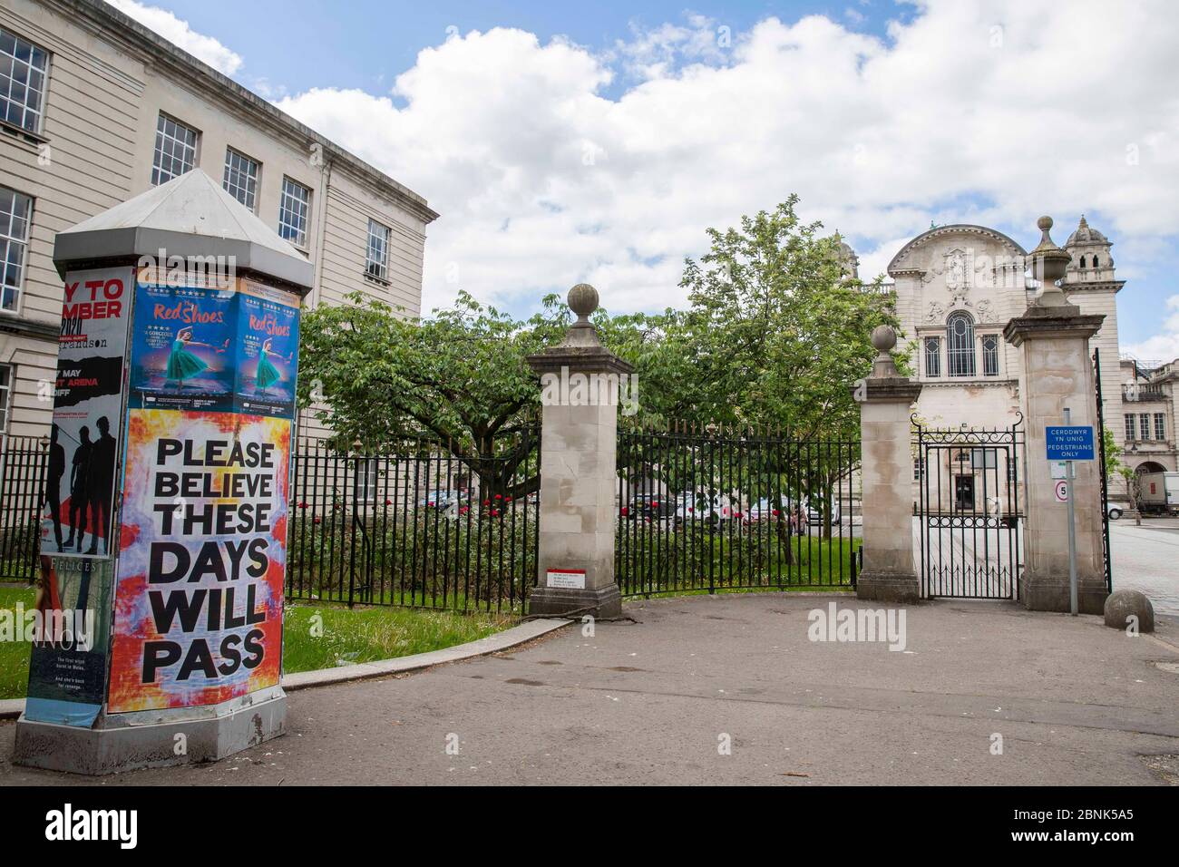 Cardiff university lockdown hi-res stock photography and images - Alamy