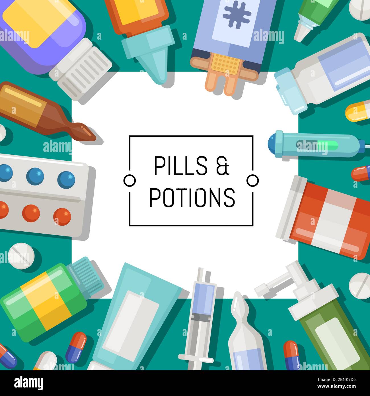 Vector pharmacy or medicines background Stock Vector Image & Art - Alamy