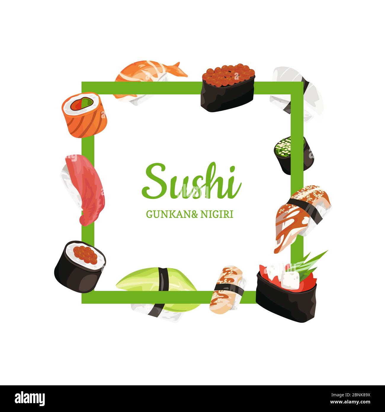 Seafood fish seamless cartoon Cut Out Stock Images & Pictures - Alamy