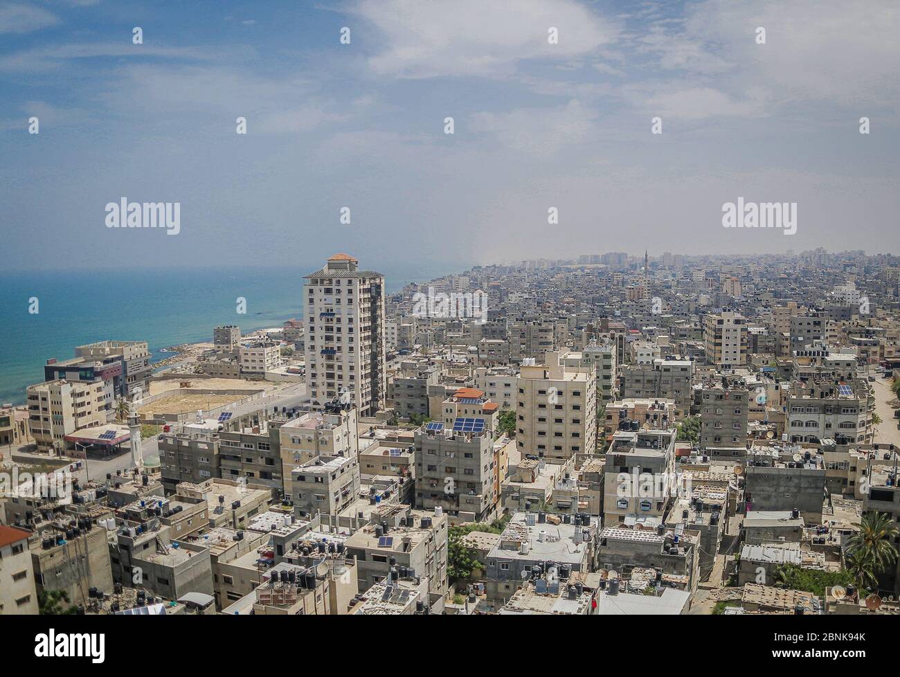 May 15, 2020, Gaza City, The Gaza Strip, Palestine: View of Gaza city ...